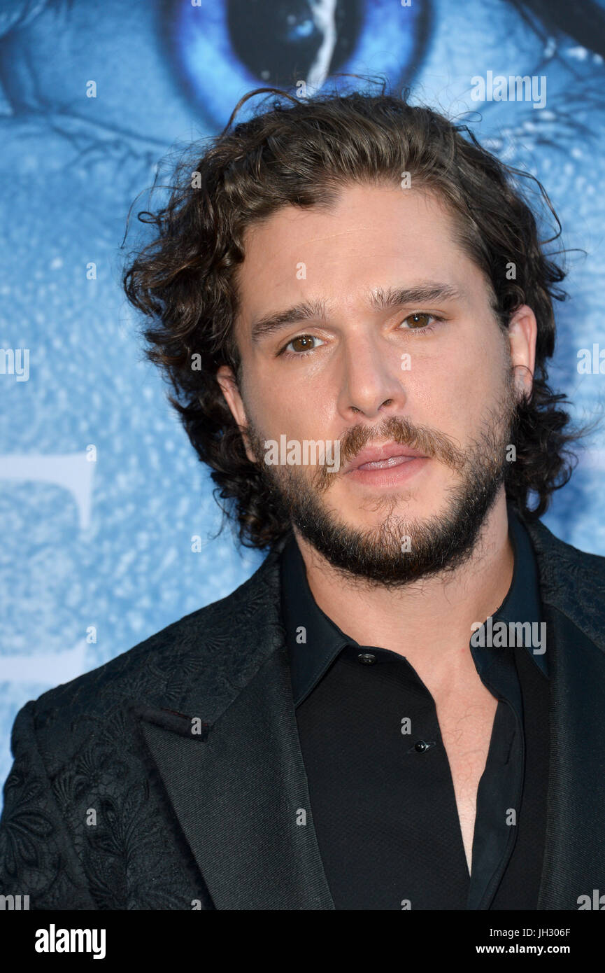 Los Angeles, USA. 12th July, 2017. Actor Kit Harington at the season ...