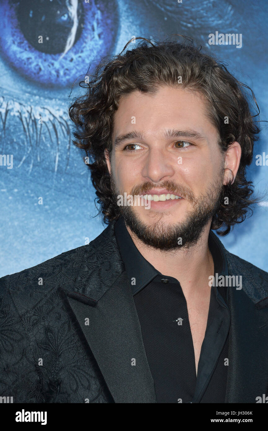 Los Angeles, USA. 12th July, 2017. Actor Kit Harington at the season ...