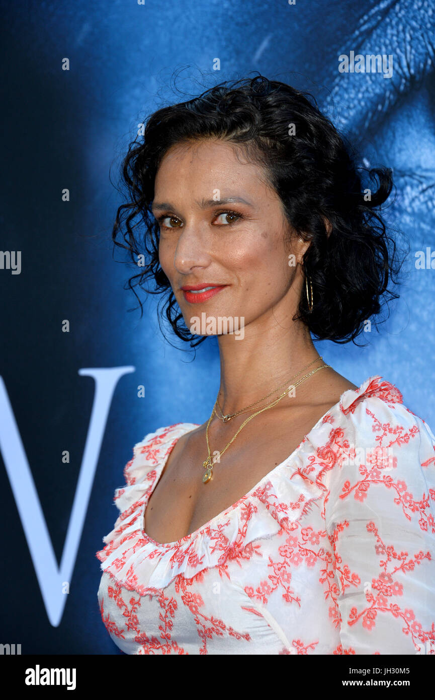 Los Angeles, USA. 12th July, 2017. Actress Indira Varma at the season ...