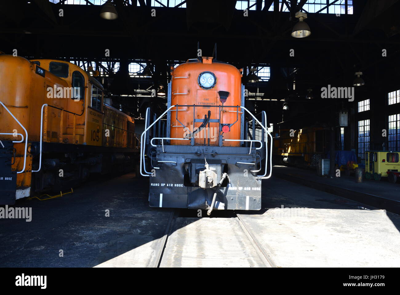 American Diesel Locomotive Stock Photo - Alamy
