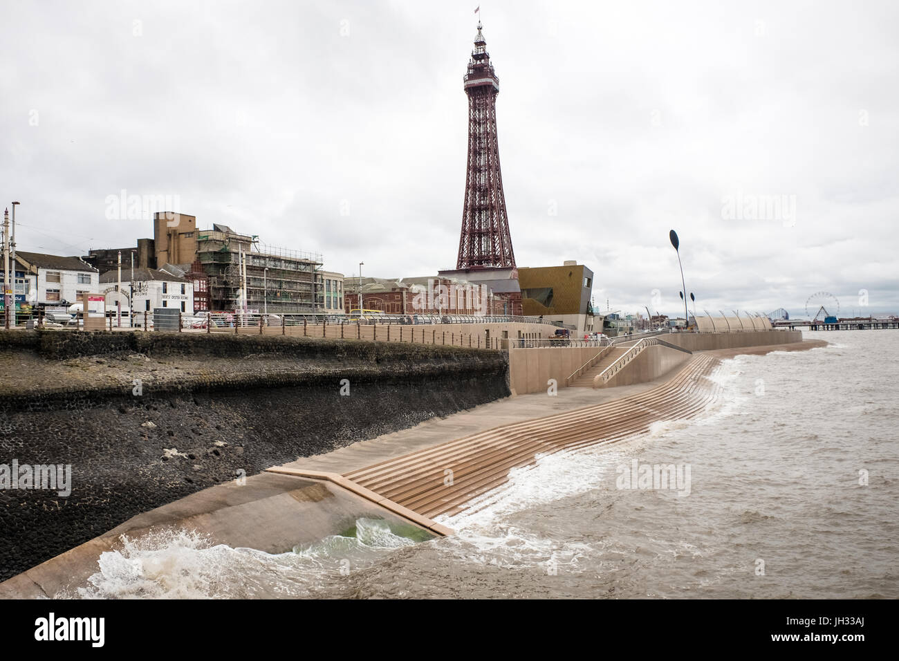 blackpool town centre Stock Photo - Alamy