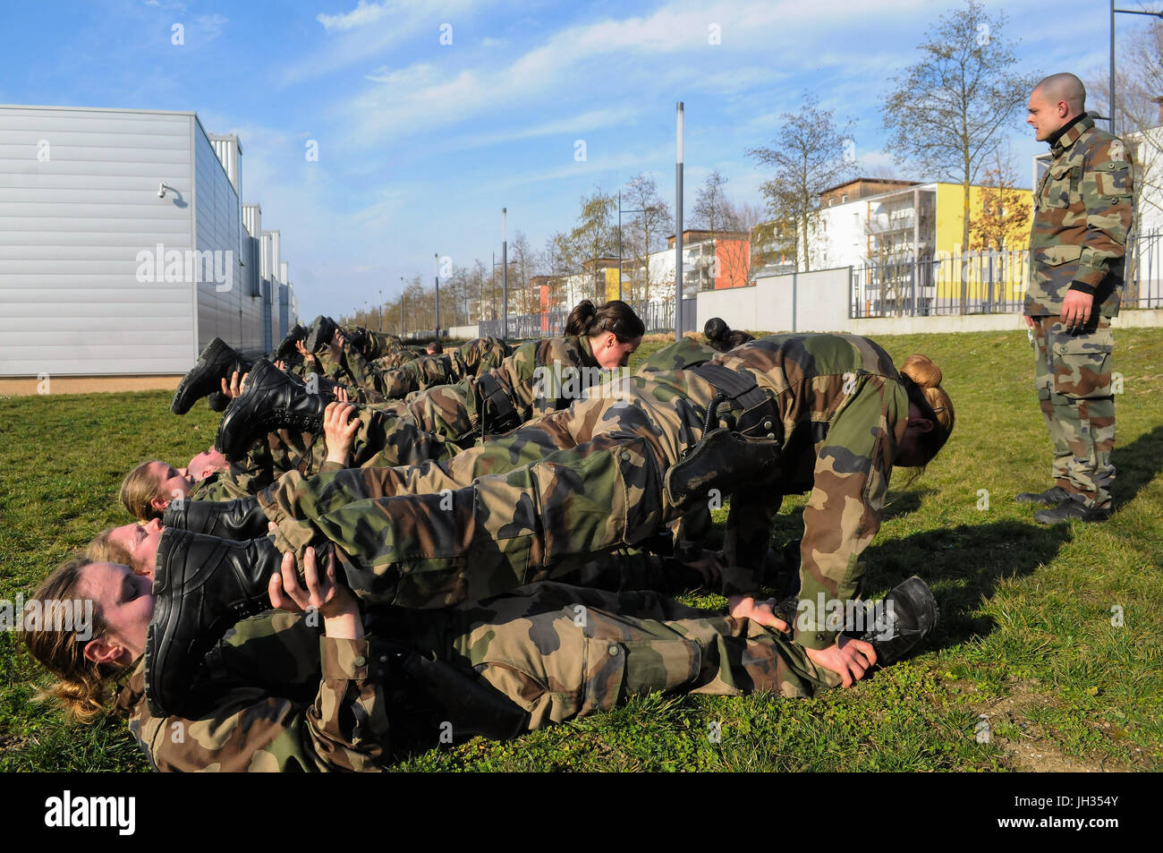 One week with the trainees of French National Gendarmerie Reserve, Lyon ...