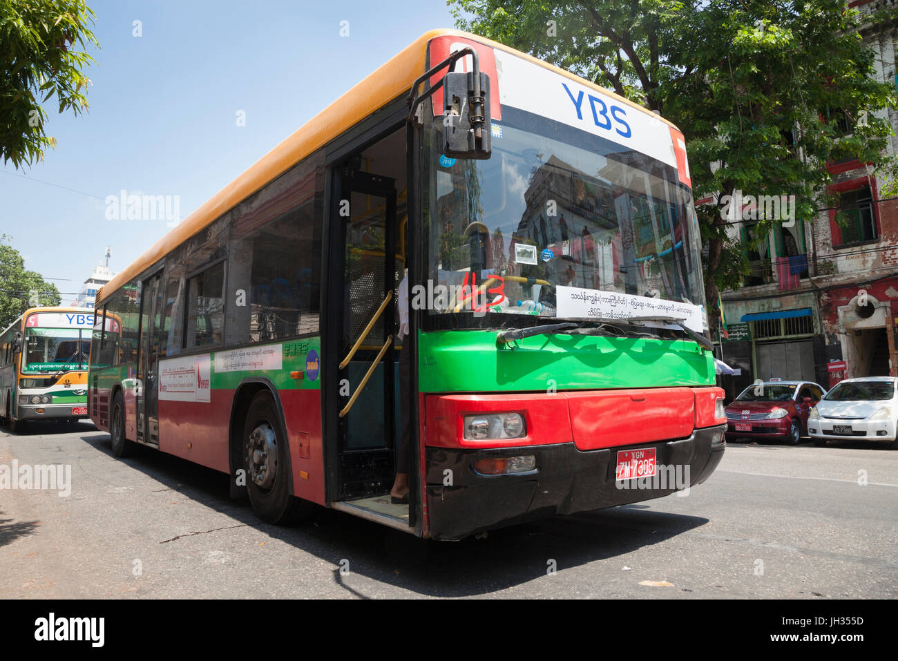 Yangon bus hi-res stock photography and images - Alamy