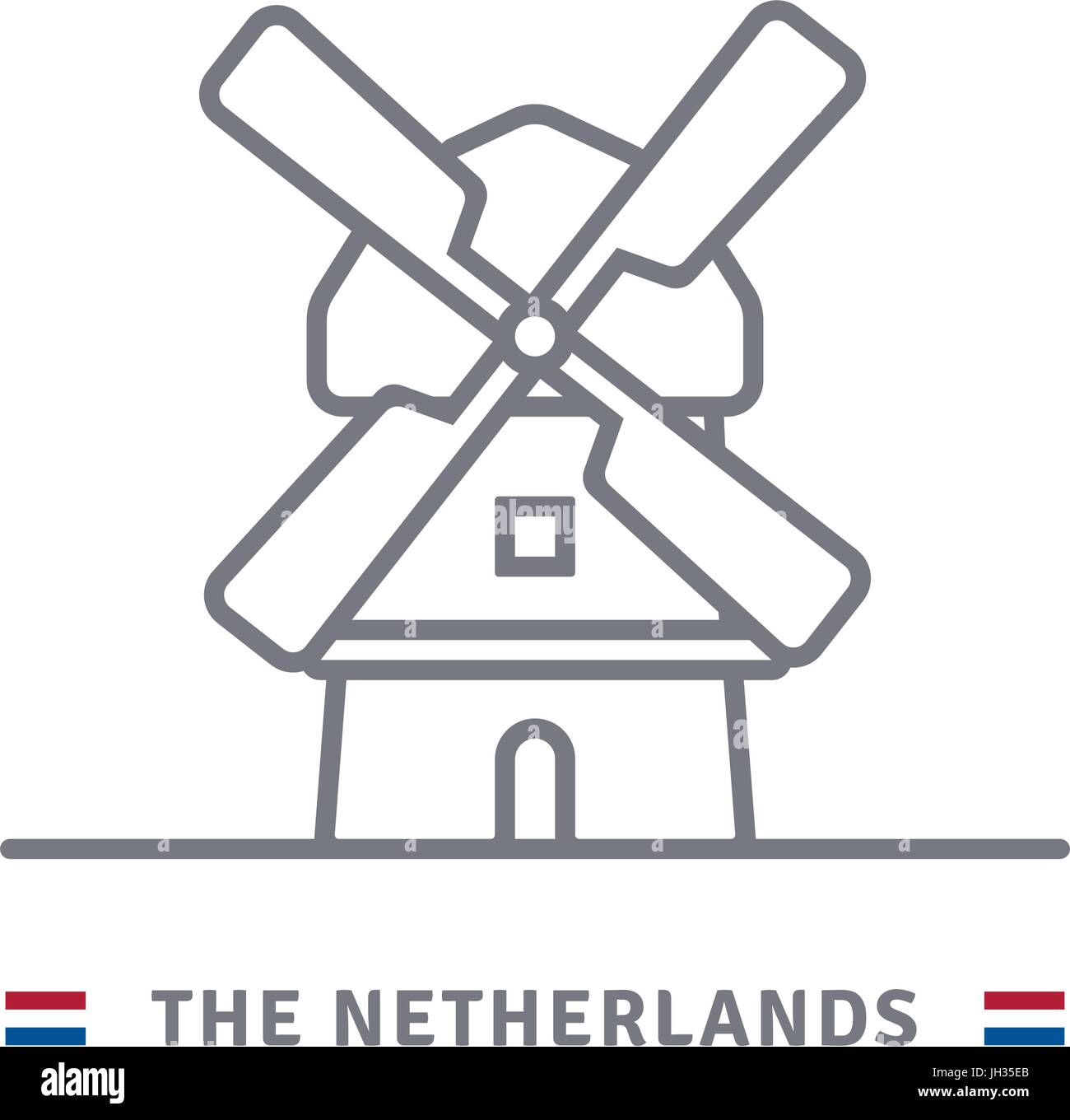 Dutch Windmill Icon