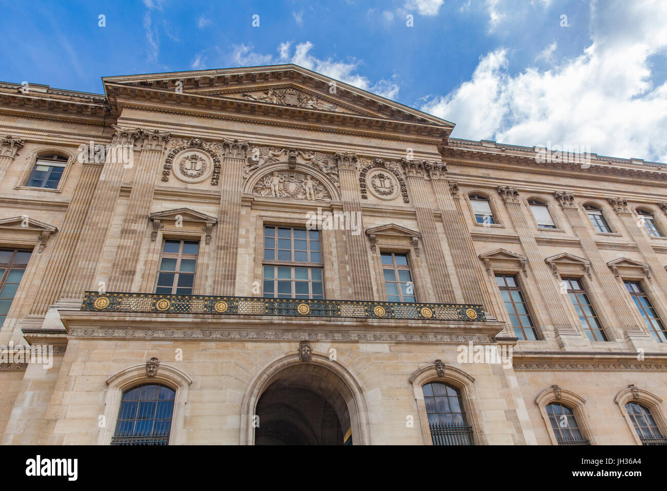 Detail of the Louvre Palace in Paris, France Stock Photo - Alamy