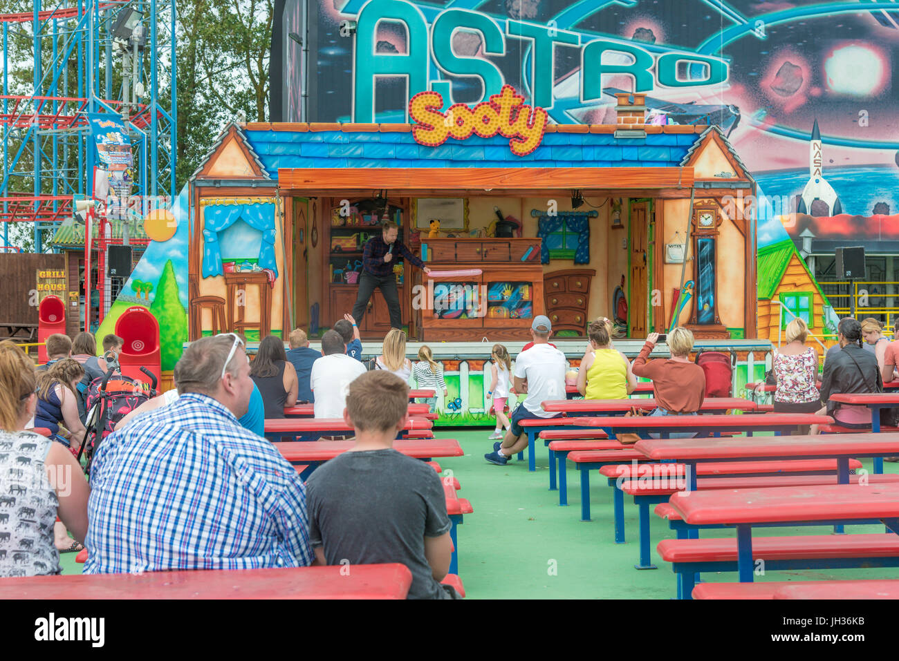 Brean Sands Fun Fair Somerset Stock Photo - Alamy