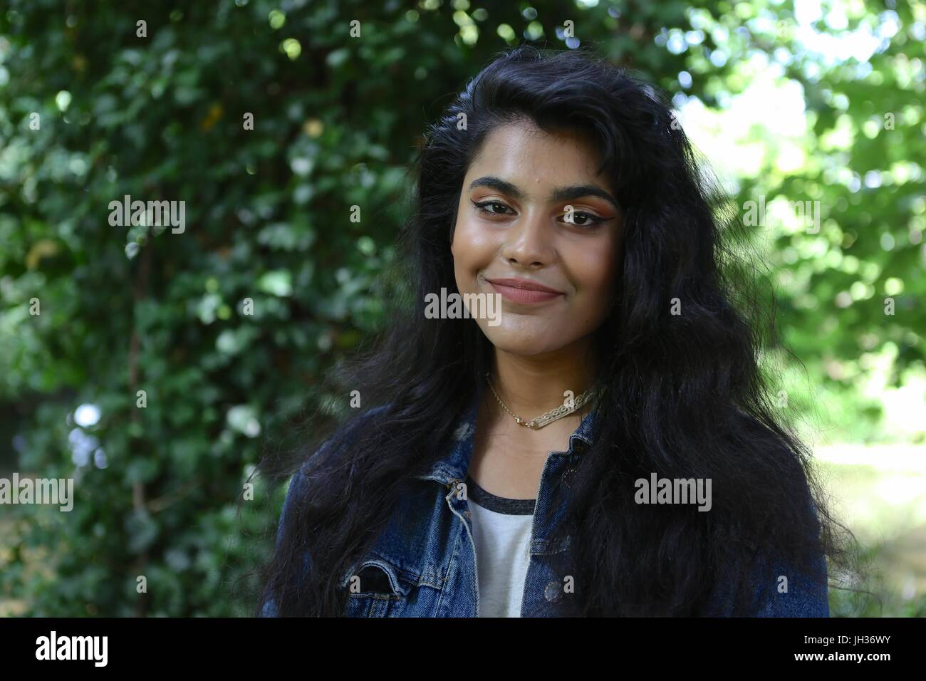 Indian Model in England Stock Photo - Alamy