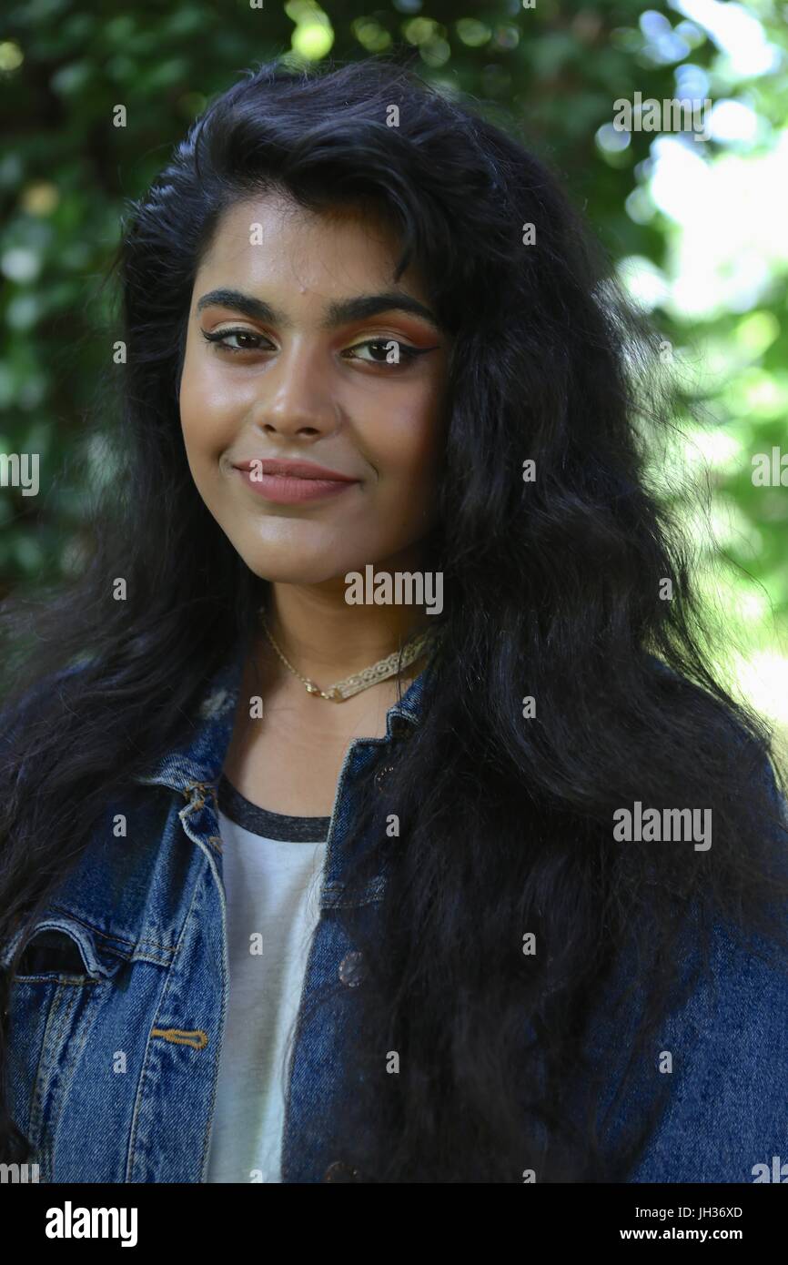 Indian Model in England Stock Photo - Alamy