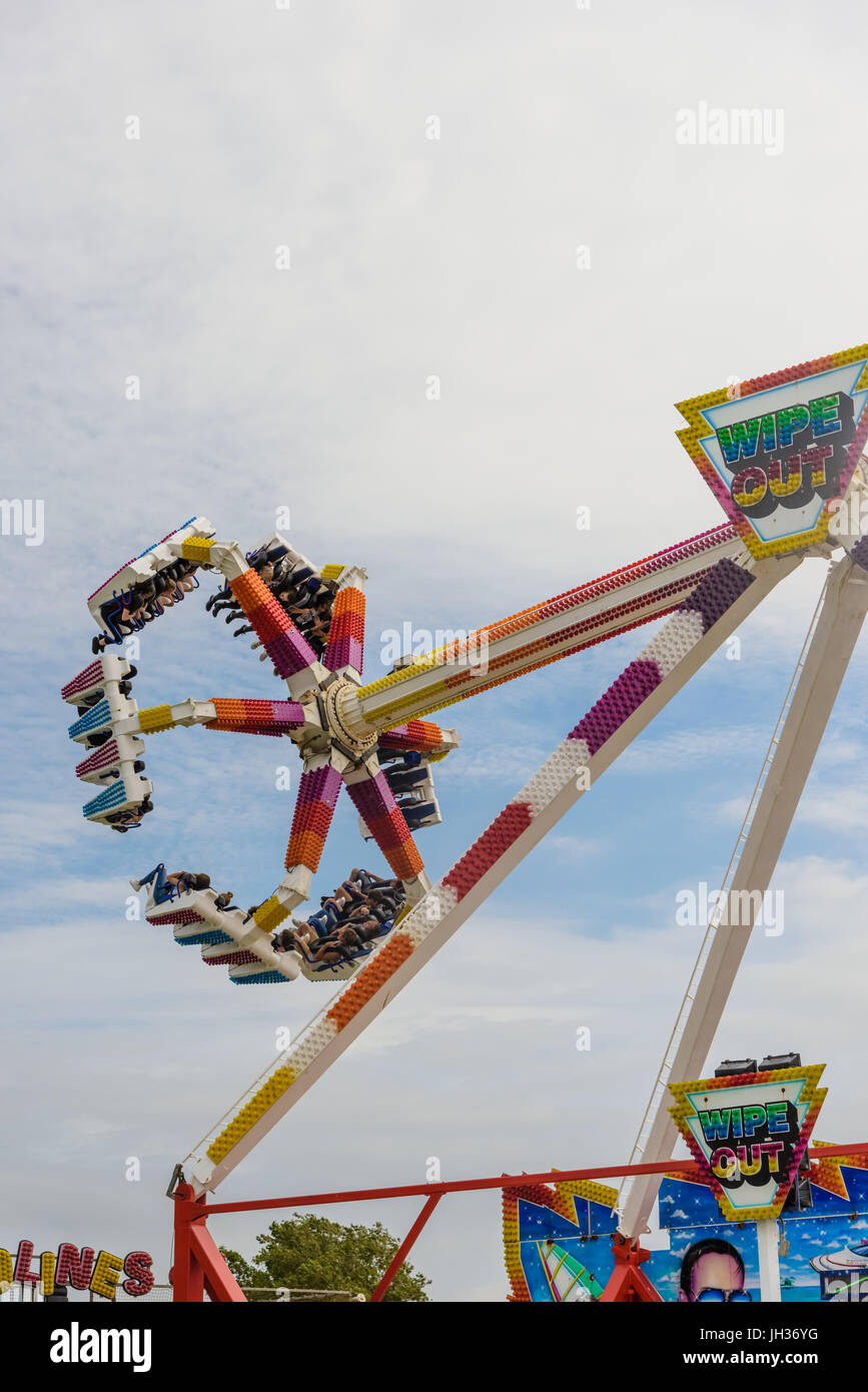 Brean Sands Fun Fair Somerset Stock Photo - Alamy