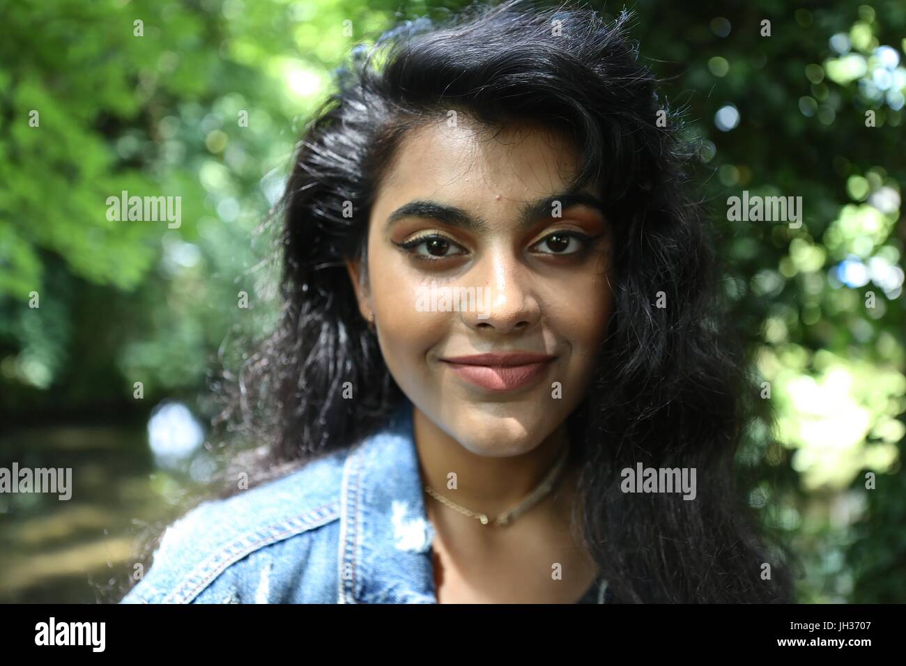 Indian Model in England Stock Photo - Alamy