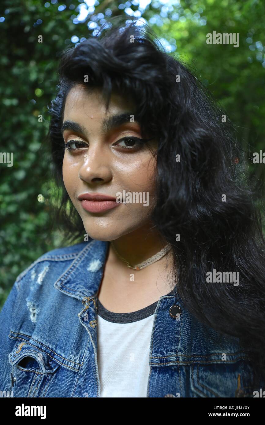Indian Model in England Stock Photo - Alamy