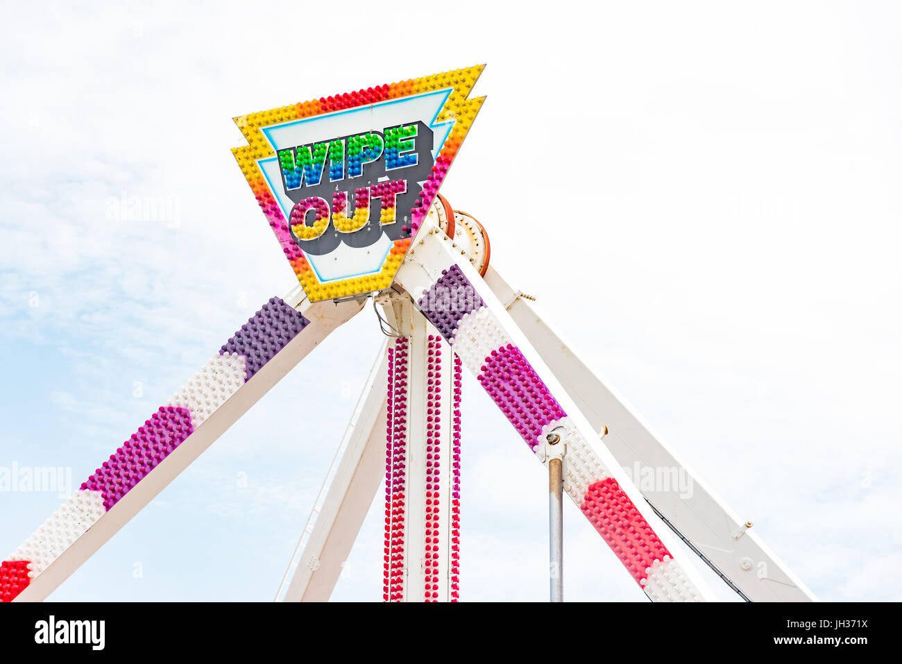 Brean Sands Fun Fair Somerset Stock Photo - Alamy