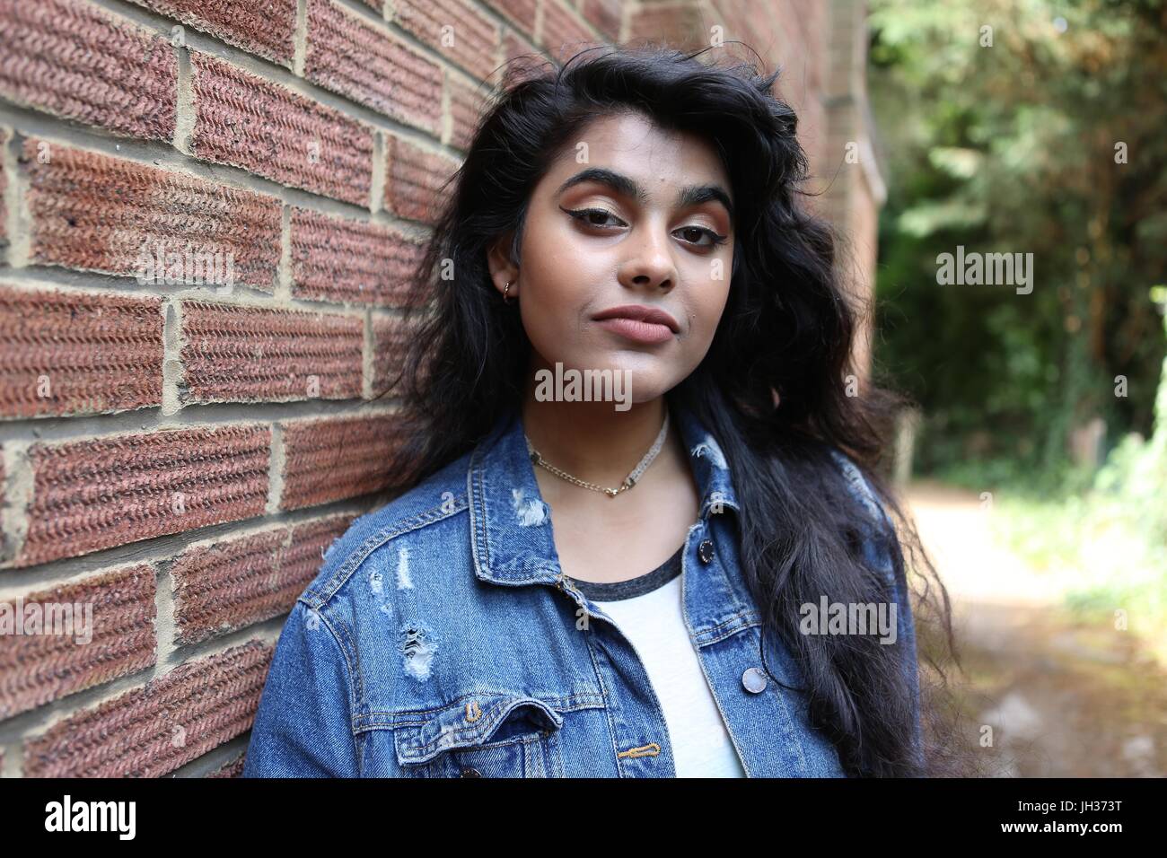 Indian Model in England Stock Photo - Alamy