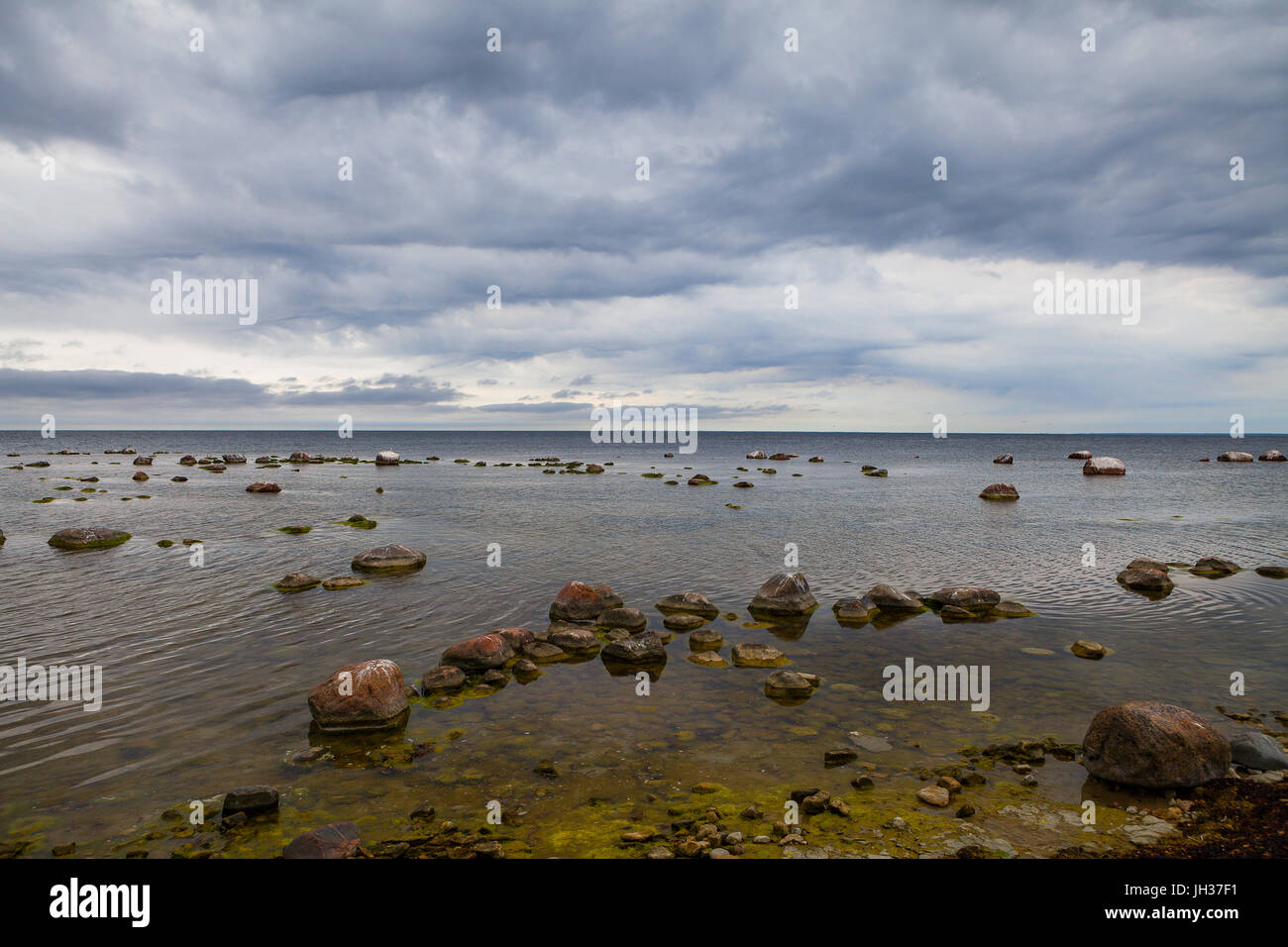 Beautiful rocky sea shore Stock Photo - Alamy