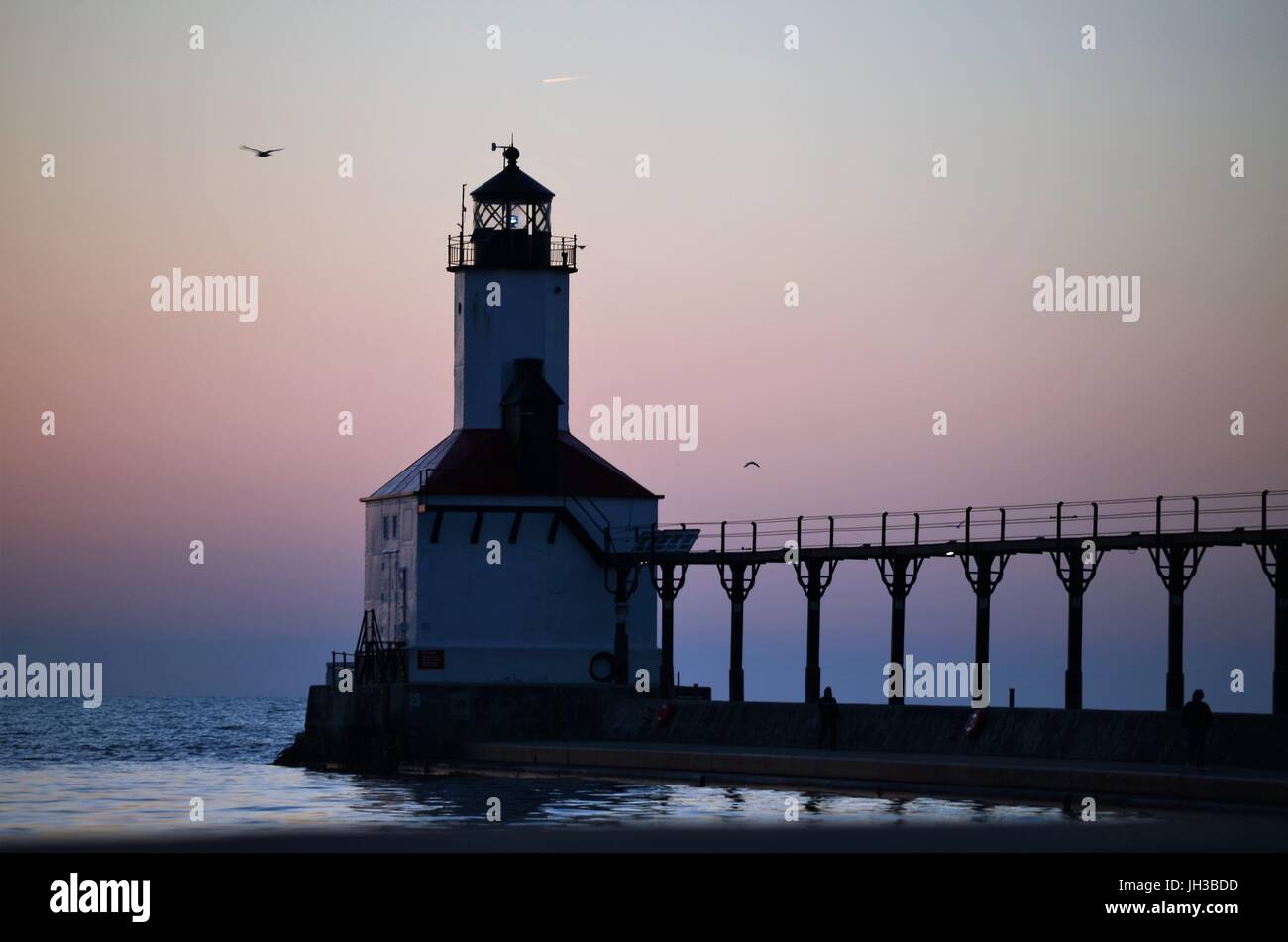 Images of the historic, iconic Michigan City lighthouse at Washington ...