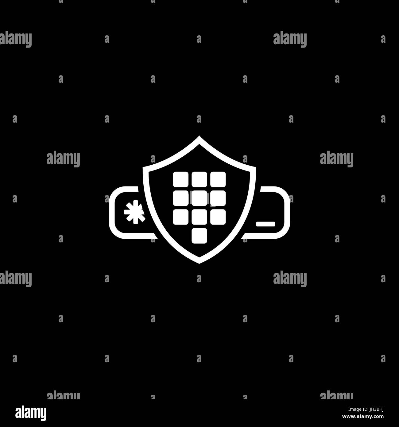 Security Code Icon. Flat Design Stock Vector Image & Art - Alamy Security Code Icon. Flat Design Stock Vector Image & Art - Alamy