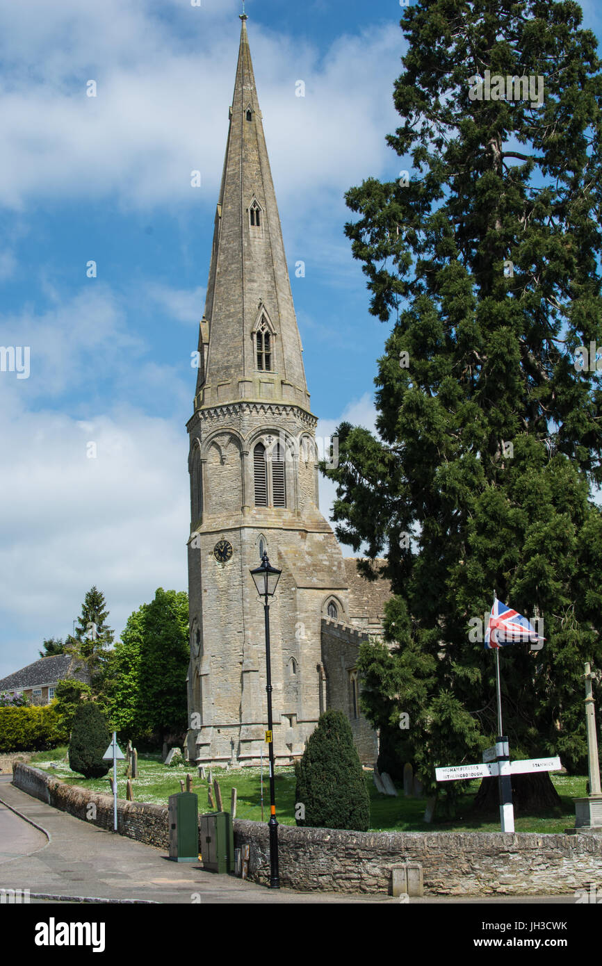 Flag northamptonshire church hi-res stock photography and images - Alamy