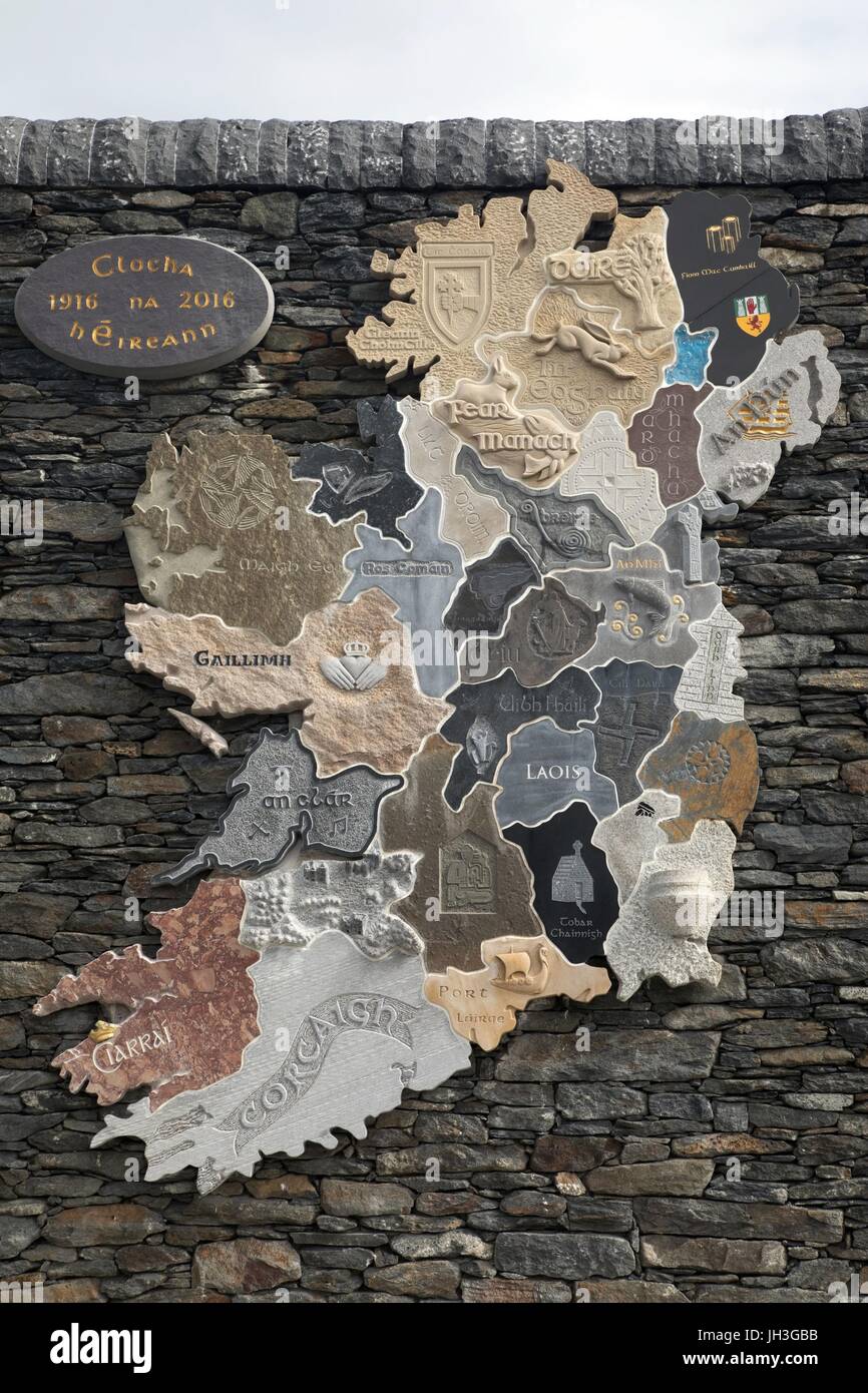 Map of donegal hi-res stock photography and images - Alamy