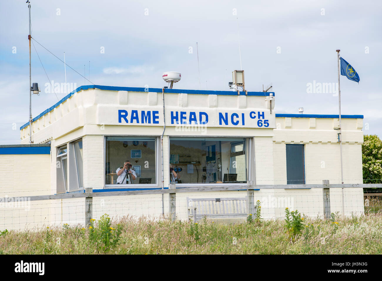 National Coastwatch Institution at Rame Head, Cornwall Stock Photo - Alamy