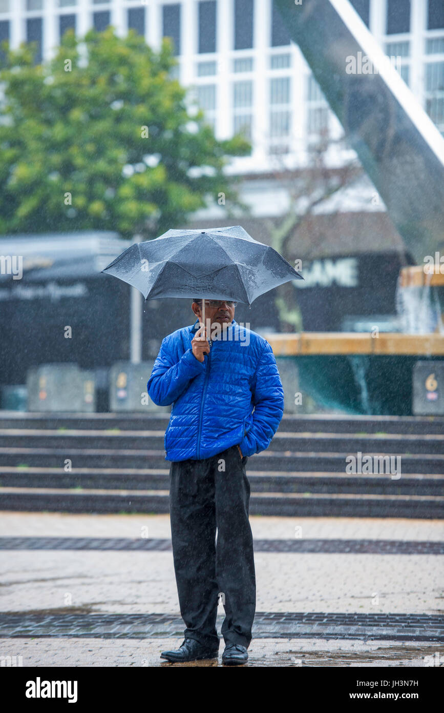 Wet day in Plymouth Stock Photo - Alamy