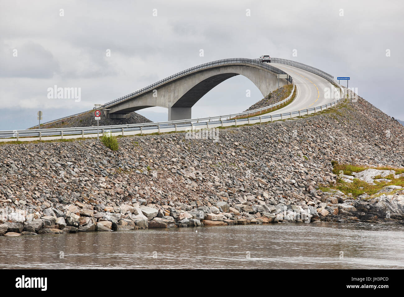 Norway. Atlantic ocean road. Bridge over the ocean. Travel europe ...