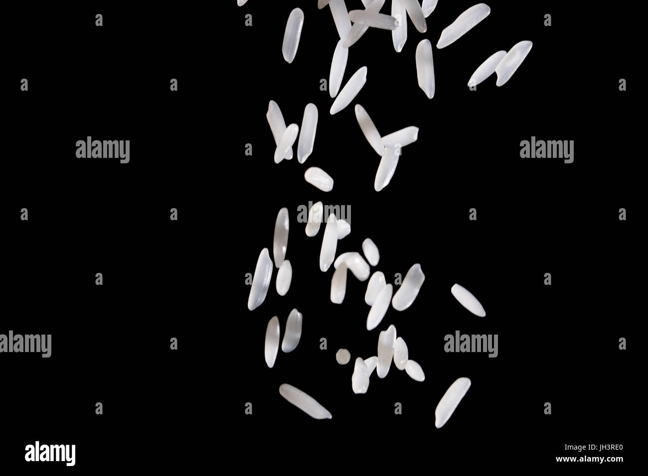 Rice is falling Stock Photo - Alamy