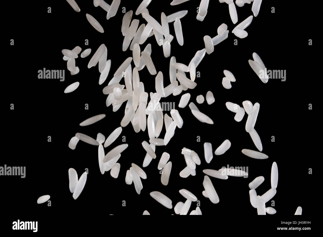 Rice is falling Stock Photo - Alamy