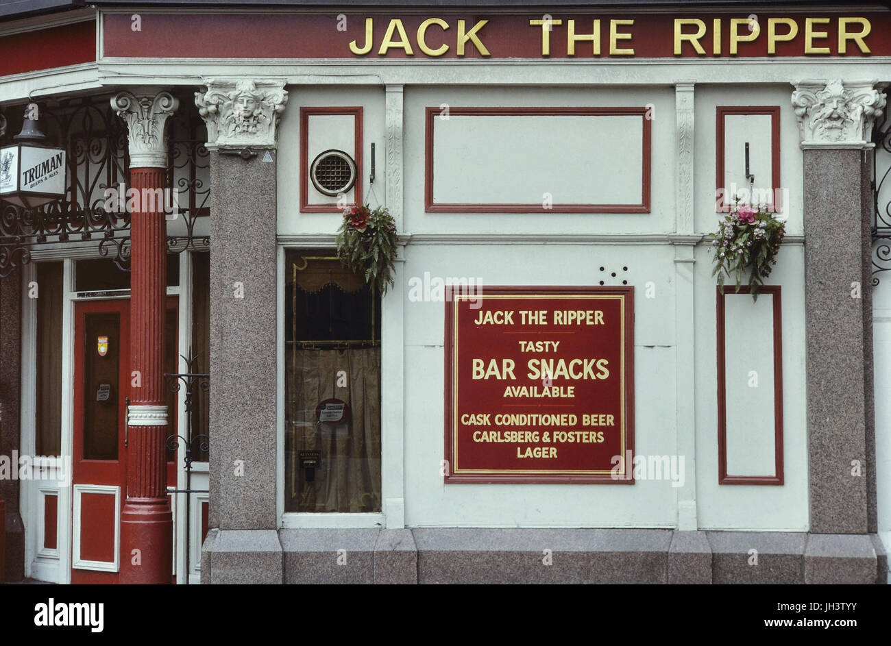 Exterior of The old Jack the Ripper pub, now known by its original name ...