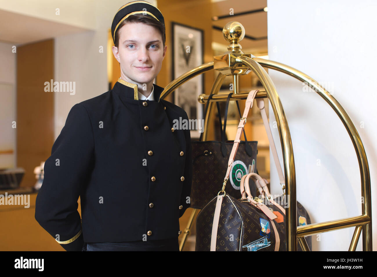 Bellman cart hi-res stock photography and images - Alamy