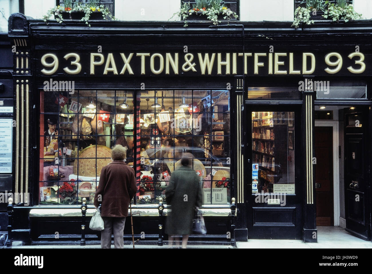 Paxton & Whitfield, London chesemongers. Jermyn Street, England, UK ...