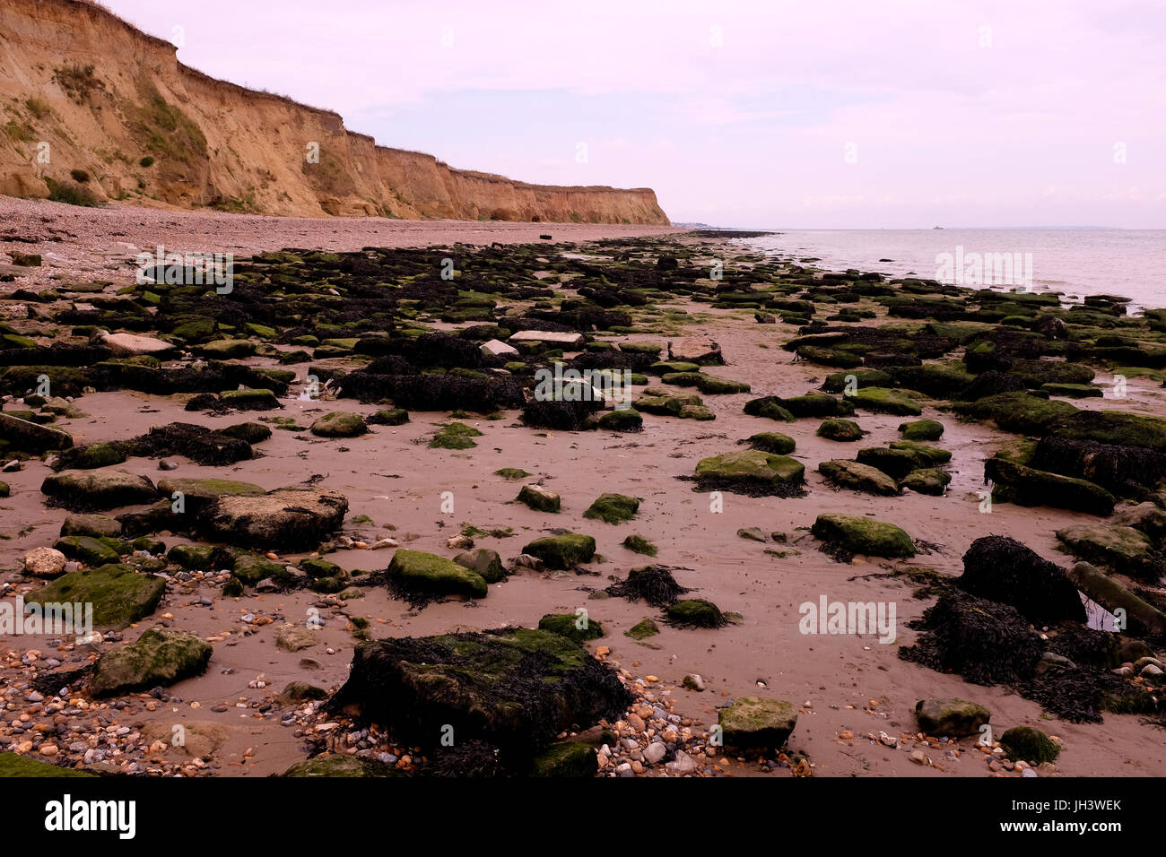 seasalter village and beach in kent uk september 2017 Stock Photo - Alamy