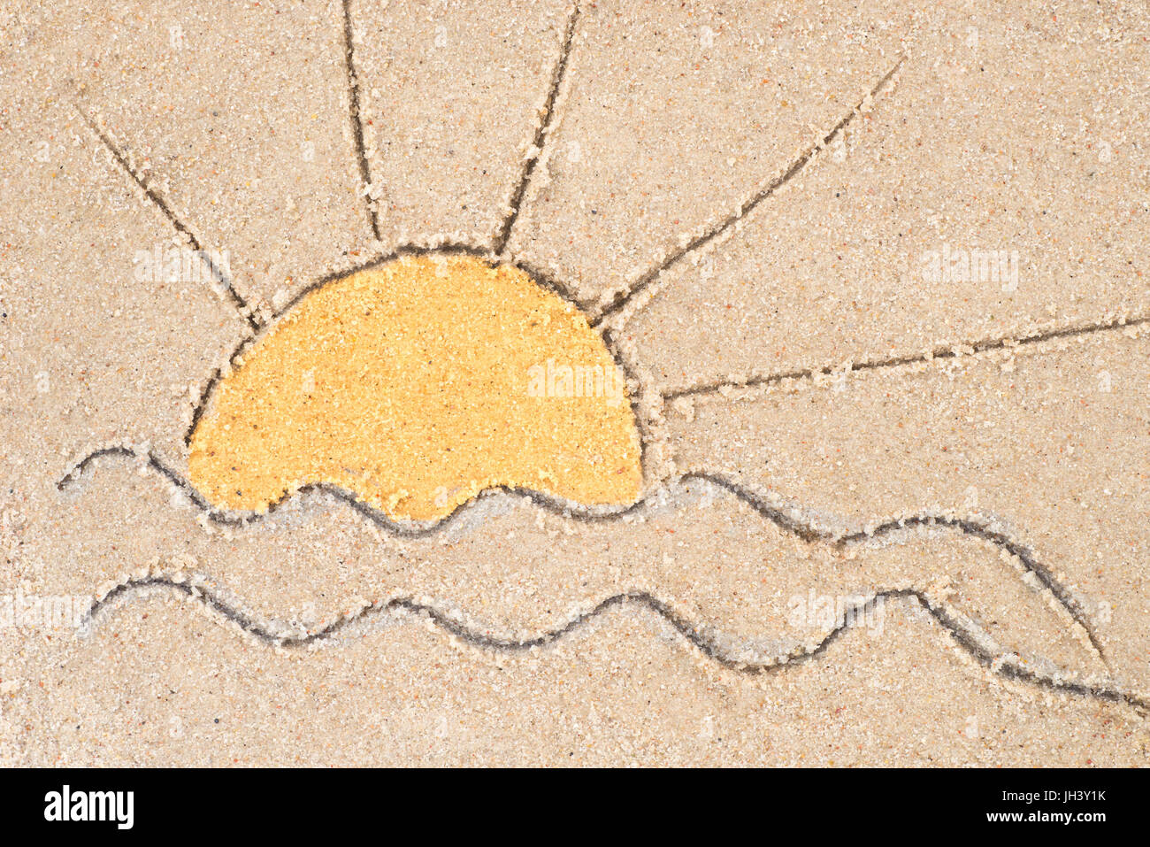 Sunrise drawing hi-res stock photography and images - Alamy