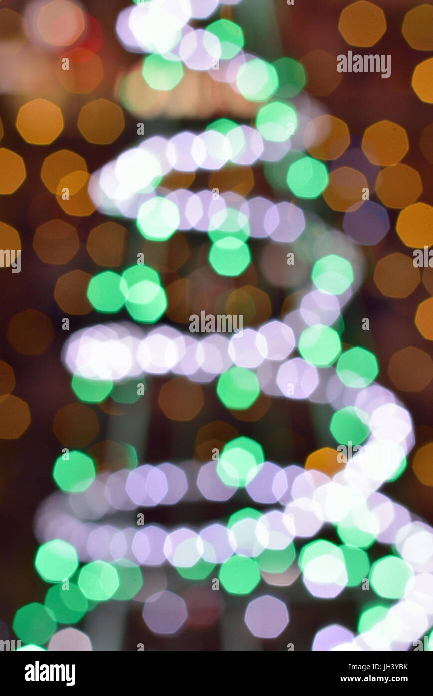 Abstract blur texture of colorful Christmas lights background Stock ...