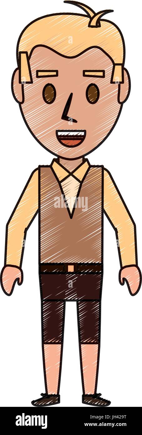 Vintage kid cartoon icon vector illustration graphic design Stock ...