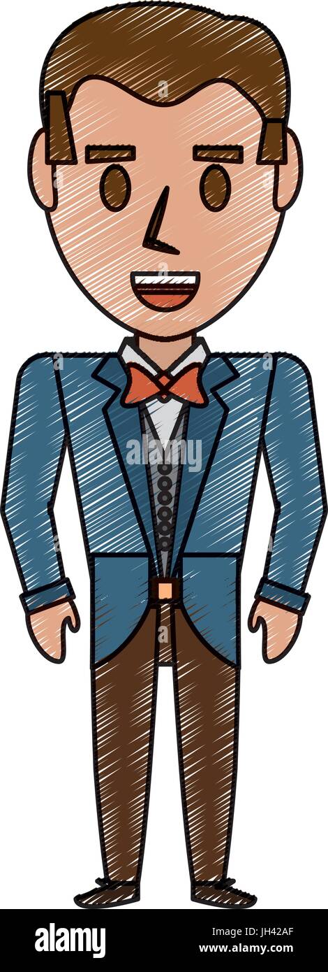 Retro Man cartoon icon vector illustration graphic design Stock Vector ...