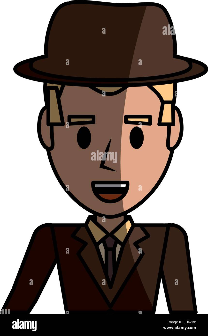 Retro Man cartoon icon vector illustration graphic design Stock Vector ...