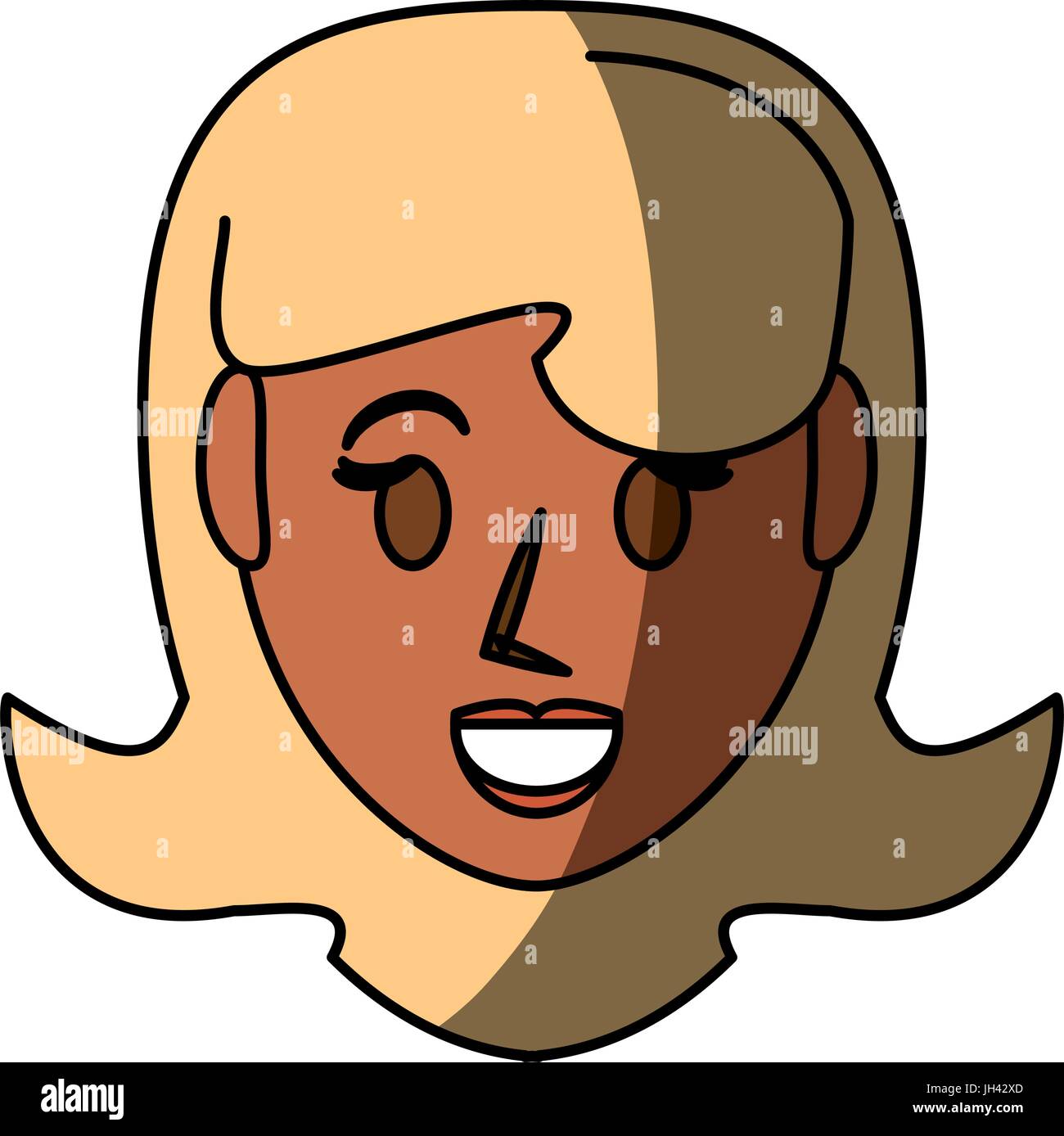 Retro woman cartoon icon vector illustration graphic design Stock ...