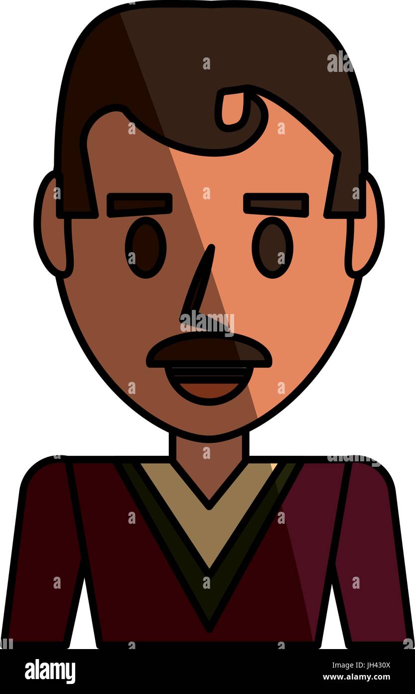 Retro Man cartoon icon vector illustration graphic design Stock Vector ...