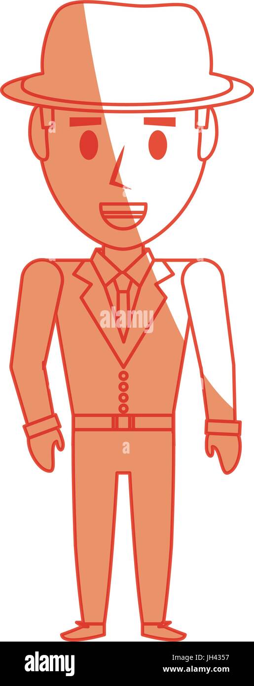 Retro Man cartoon icon vector illustration graphic design Stock Vector ...