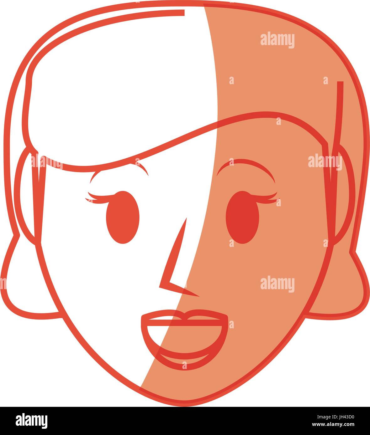 Retro woman cartoon icon vector illustration graphic design Stock ...