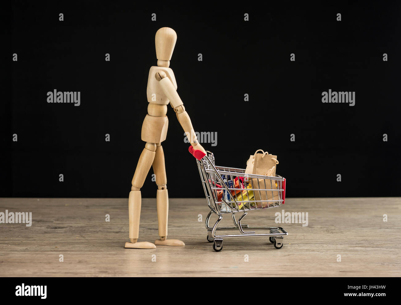Trolley filled with bags hi-res stock photography and images - Alamy