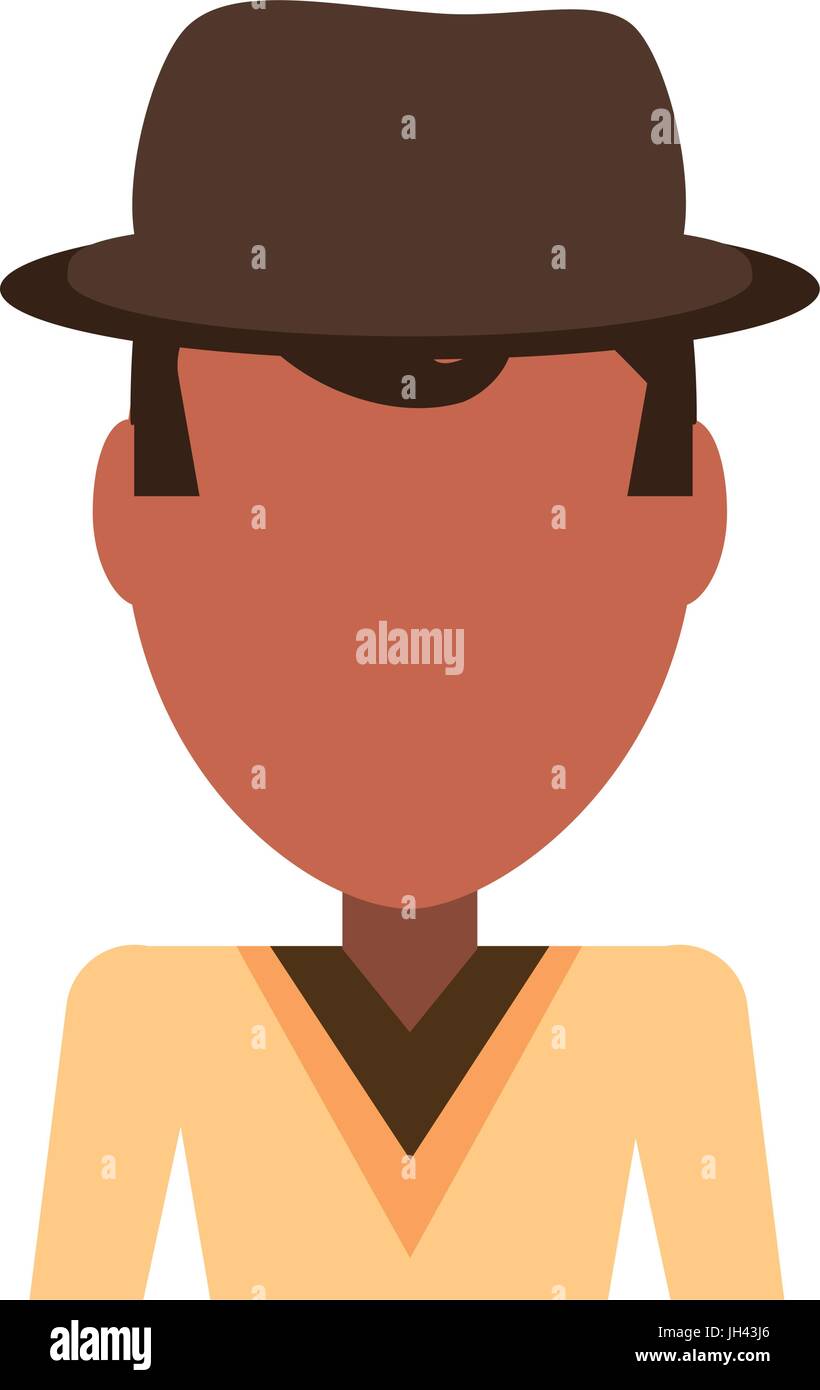 Retro Man cartoon icon vector illustration graphic design Stock Vector ...
