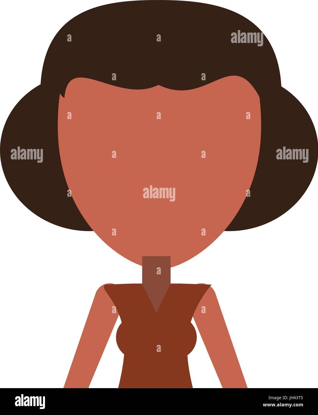 Retro woman cartoon icon vector illustration graphic design Stock ...