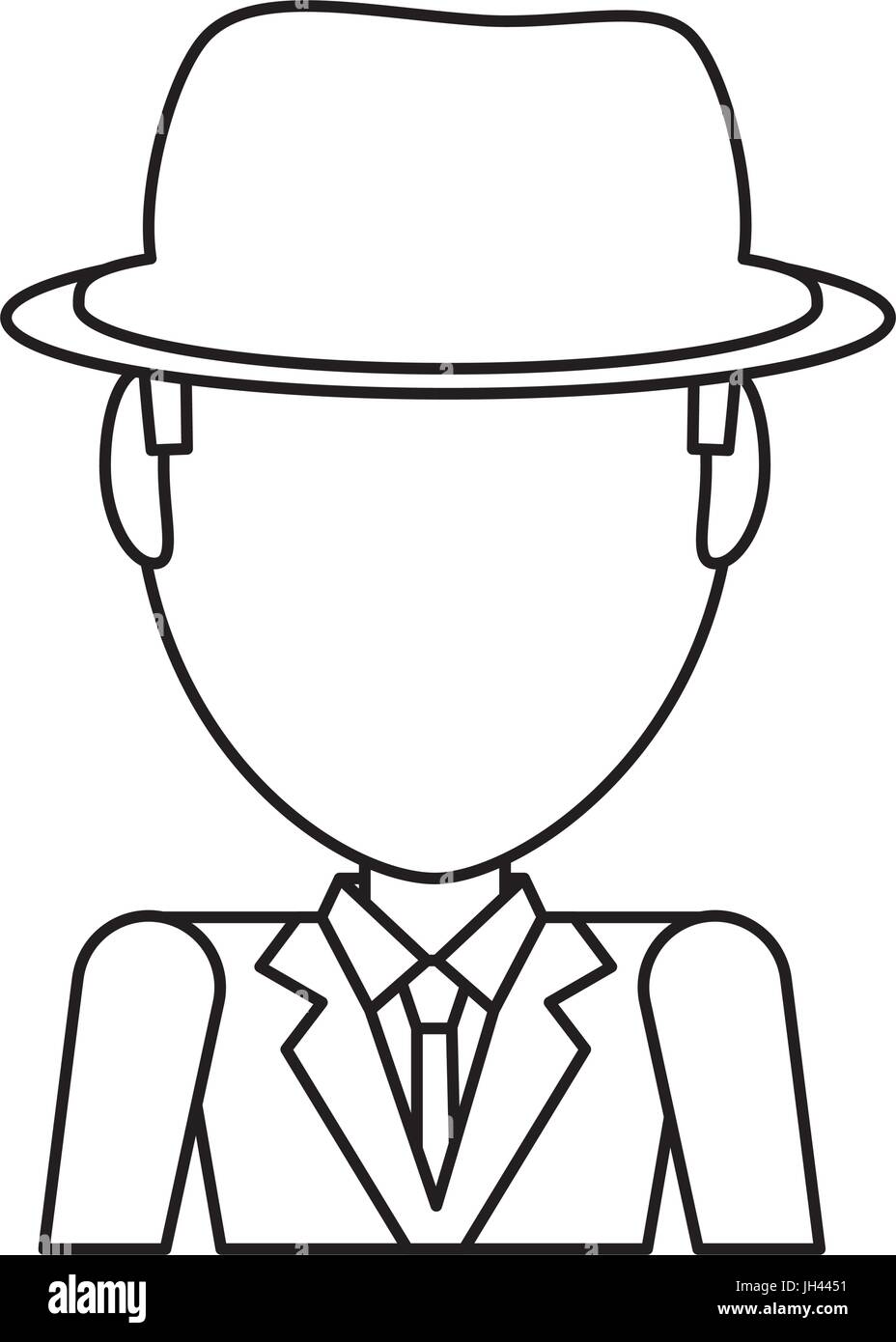 Retro Man cartoon icon vector illustration graphic design Stock Vector ...