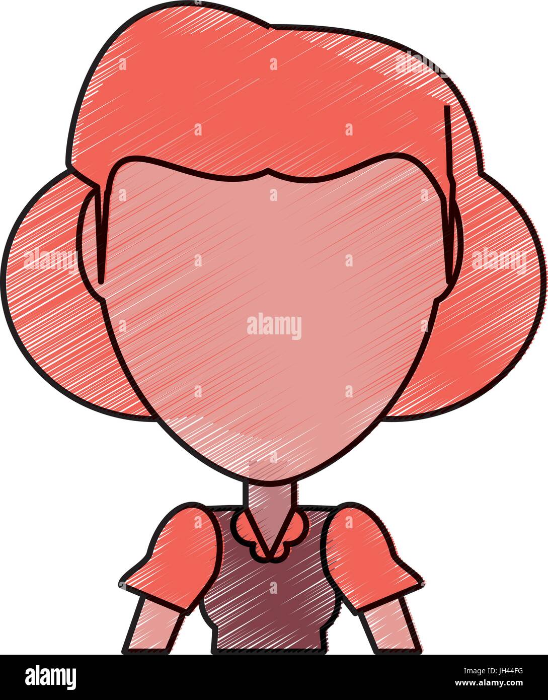 Retro woman cartoon icon vector illustration graphic design Stock ...