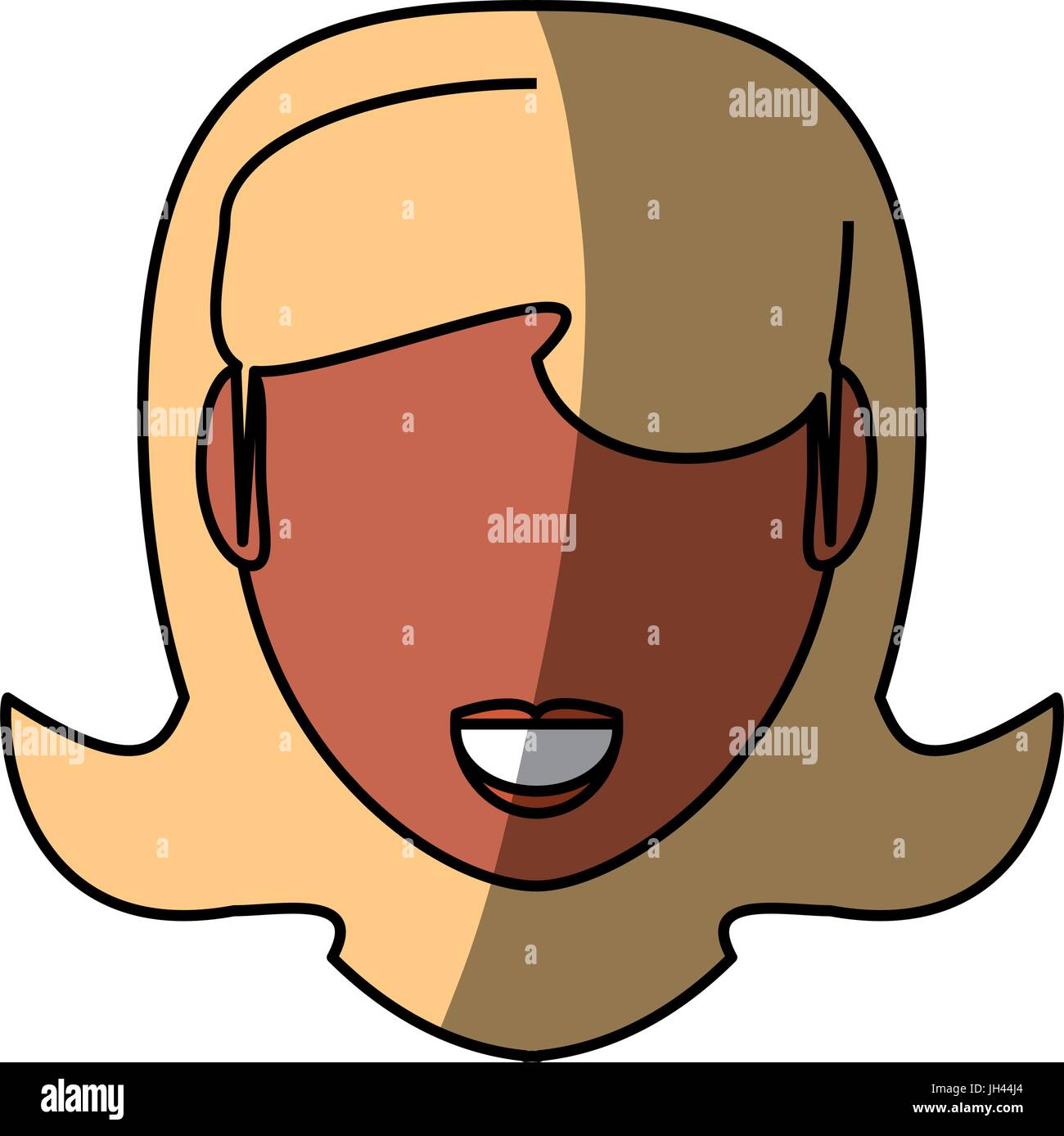 Retro woman cartoon icon vector illustration graphic design Stock ...