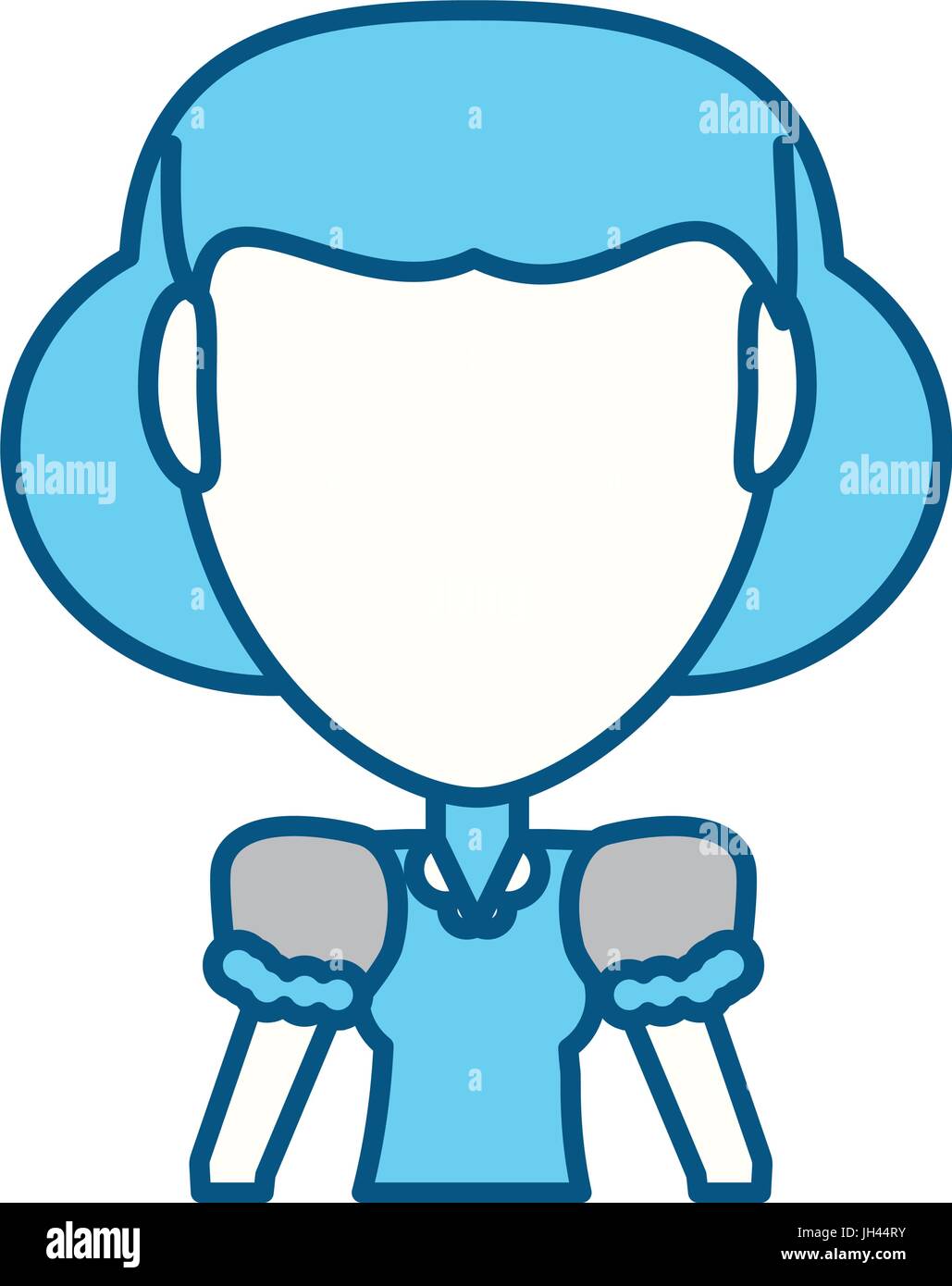 Retro woman cartoon icon vector illustration graphic design Stock ...