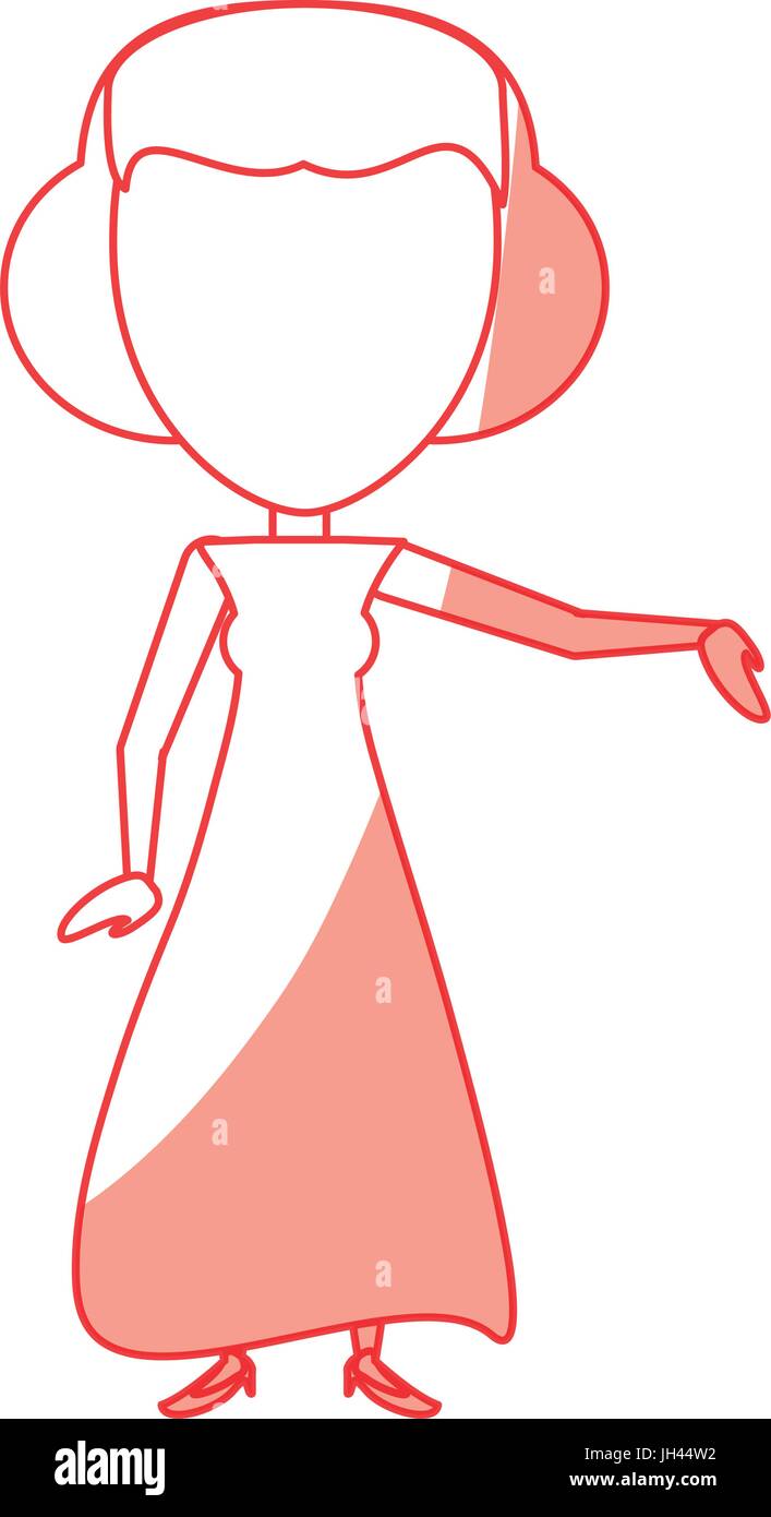 Retro woman cartoon icon vector illustration graphic design Stock ...