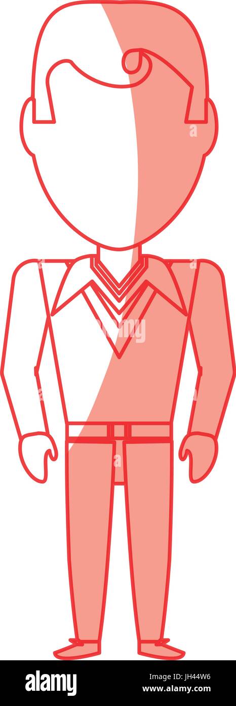 Retro Man cartoon icon vector illustration graphic design Stock Vector ...