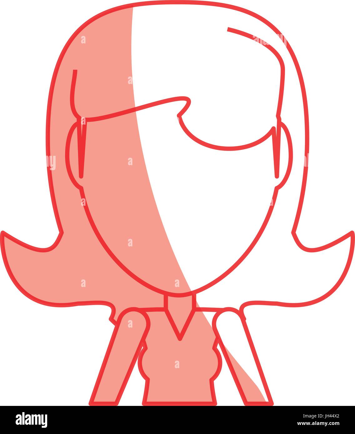 Retro woman cartoon icon vector illustration graphic design Stock ...